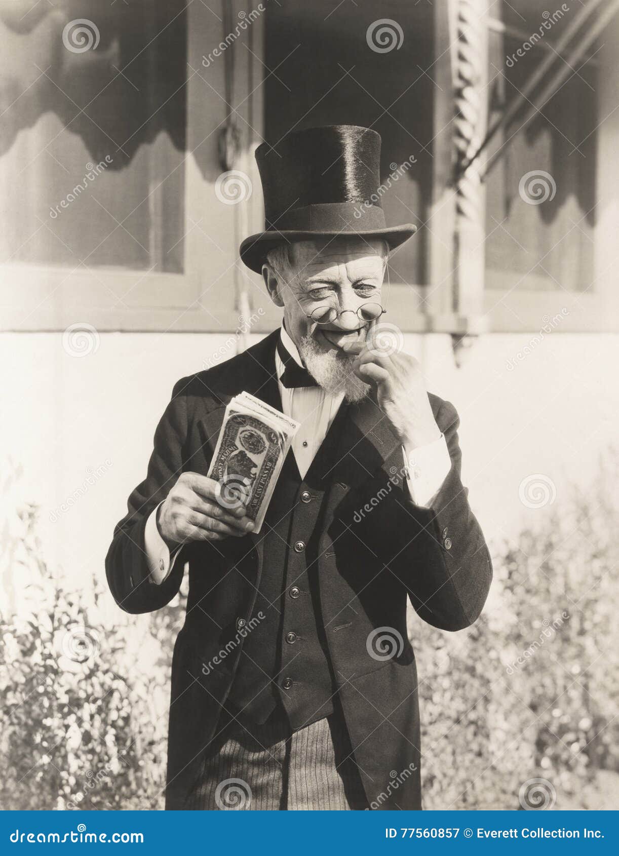 Man Planning How To Spend His Money Stock Image - Image of holding ...