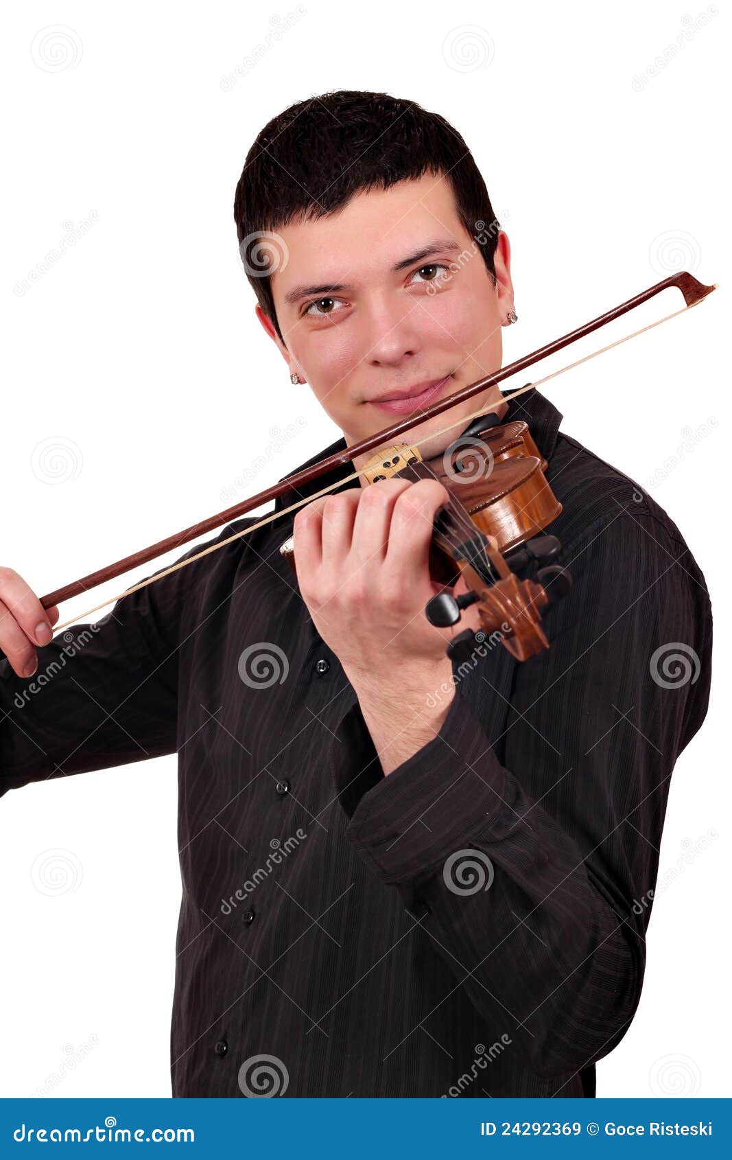 Man play violin stock image. Image of classic, person - 24292369