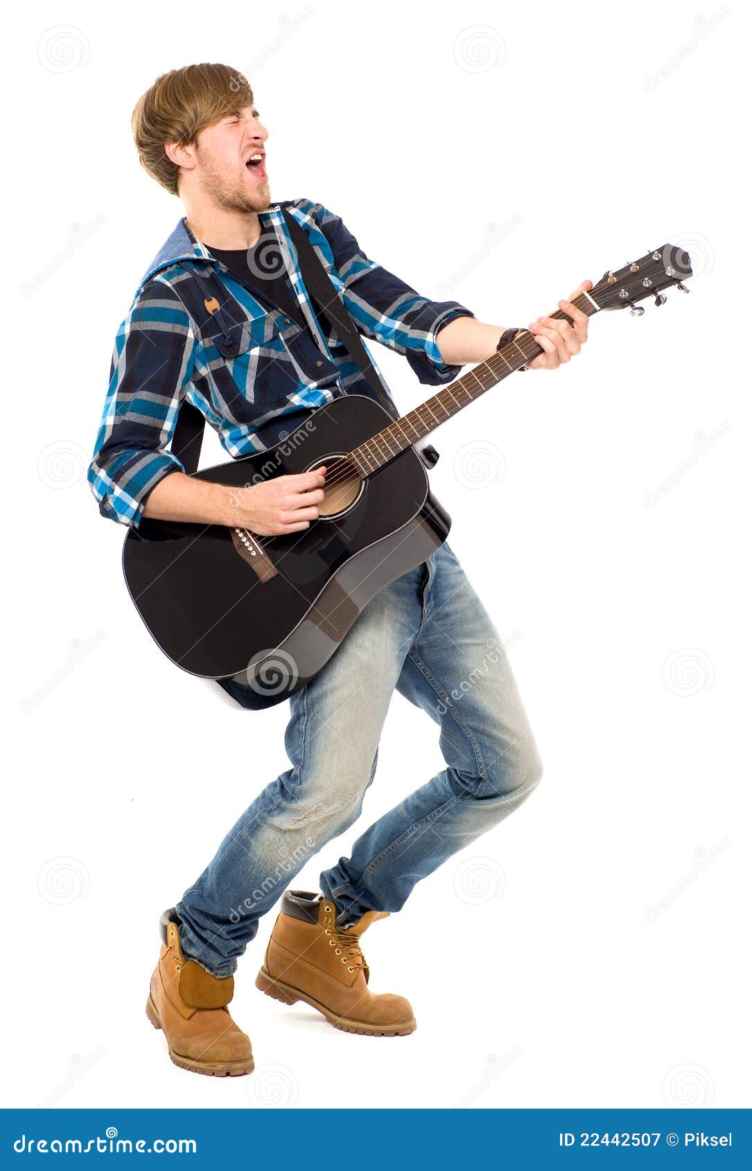 Man Playing Acoustic Guitar Stock Image - Image: 22442507 Man Playing Acoustic Guitar Stock Image - Image: 22442507