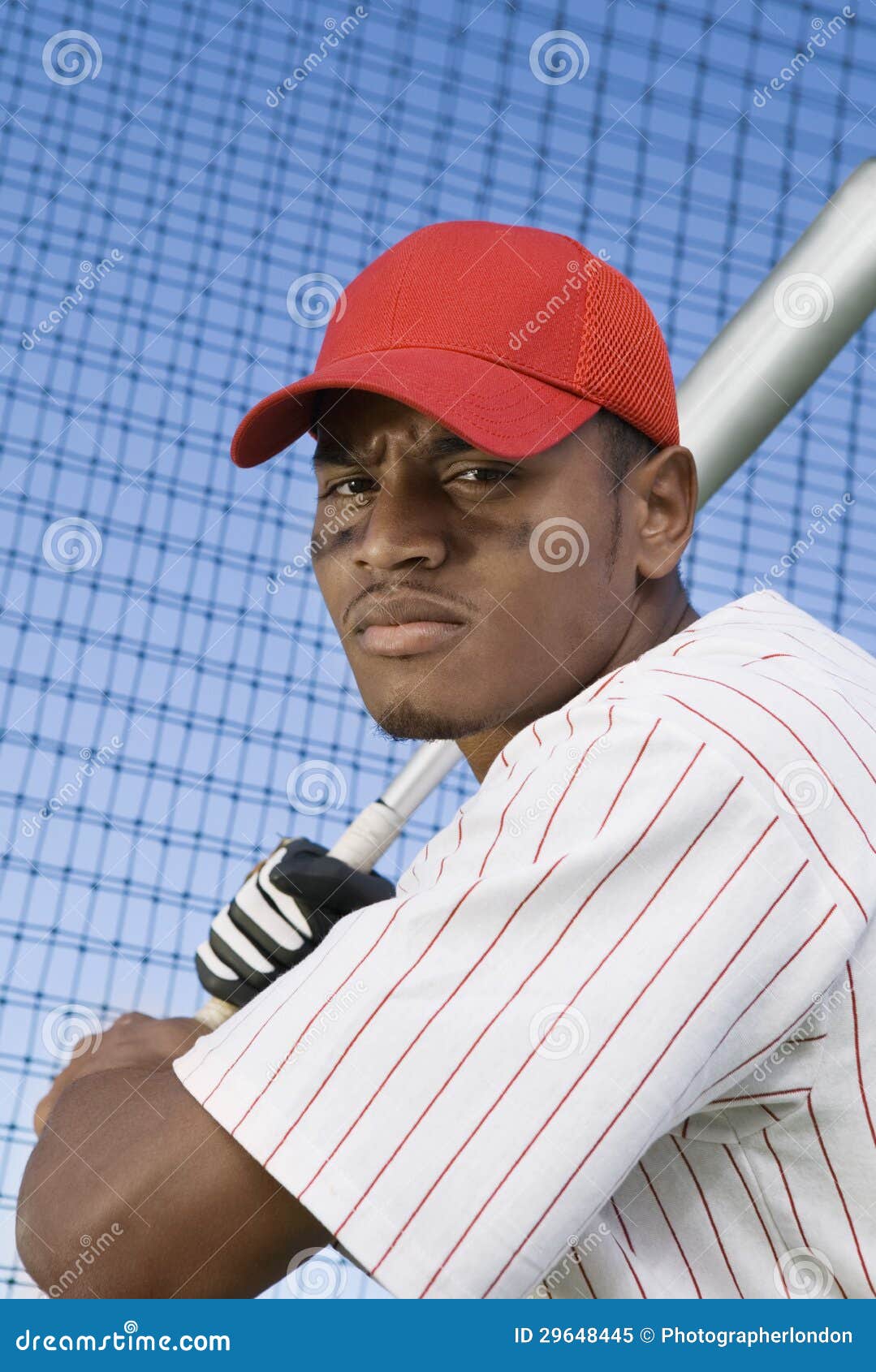Man Playing Baseball stock image. Image of game, striker - 29648445