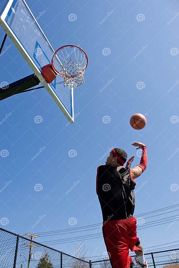 Man Playing Basketball stock image. Image of hooking - 10769215