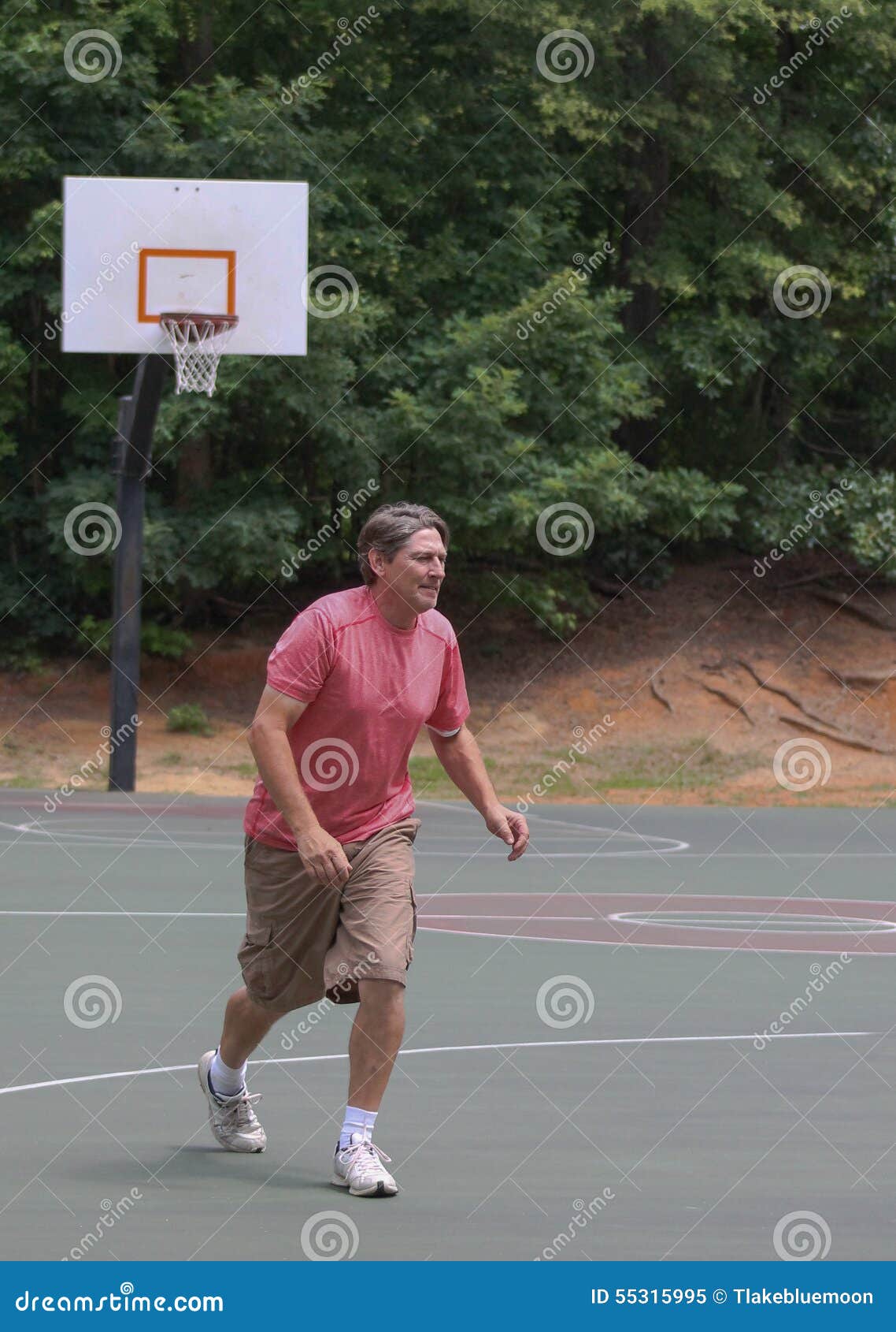 Man playing basketball 1 stock image. Image of practice - 55315995