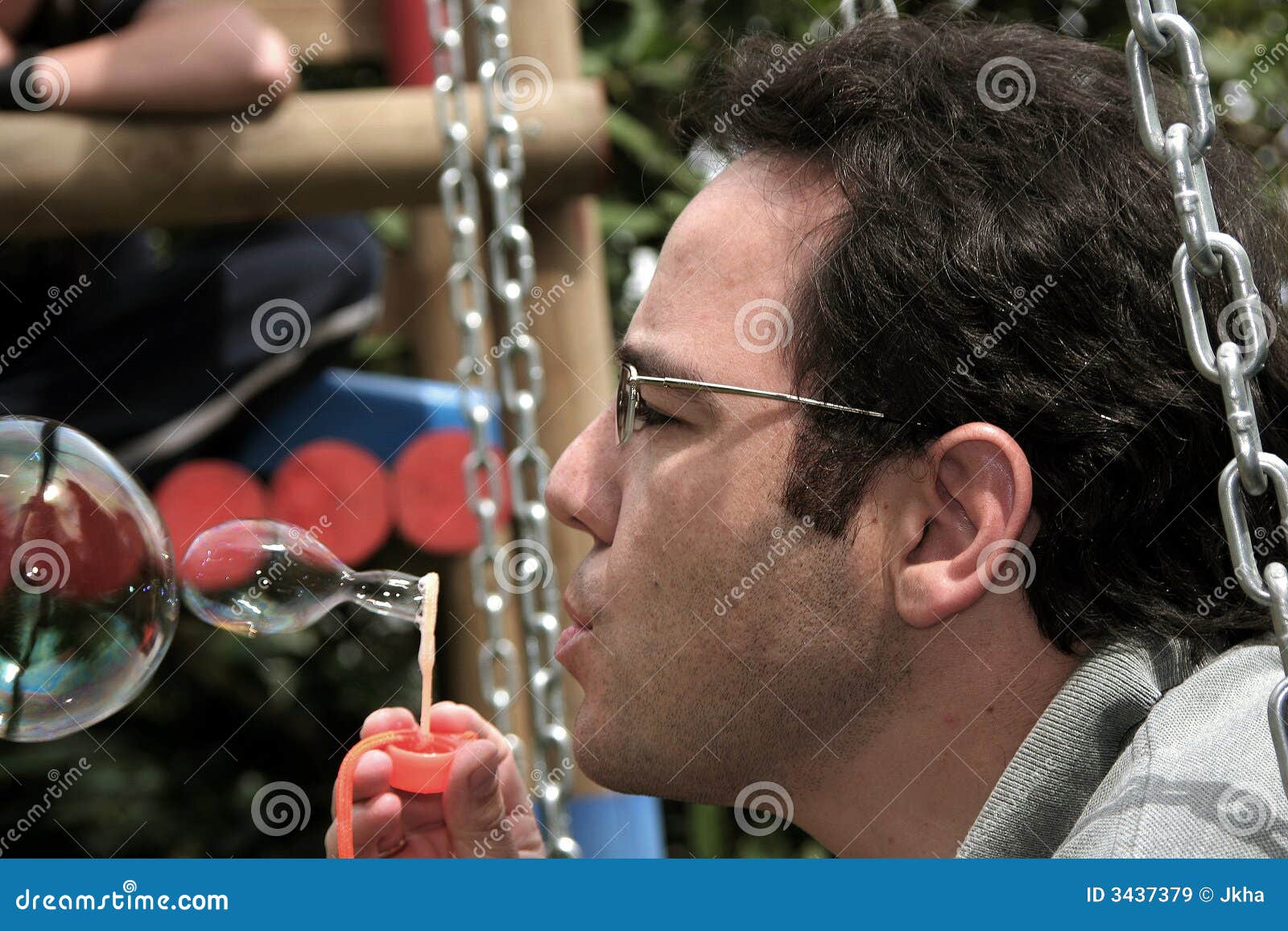 A Man Playing with bombs stock image. Image of concentration - 3437379