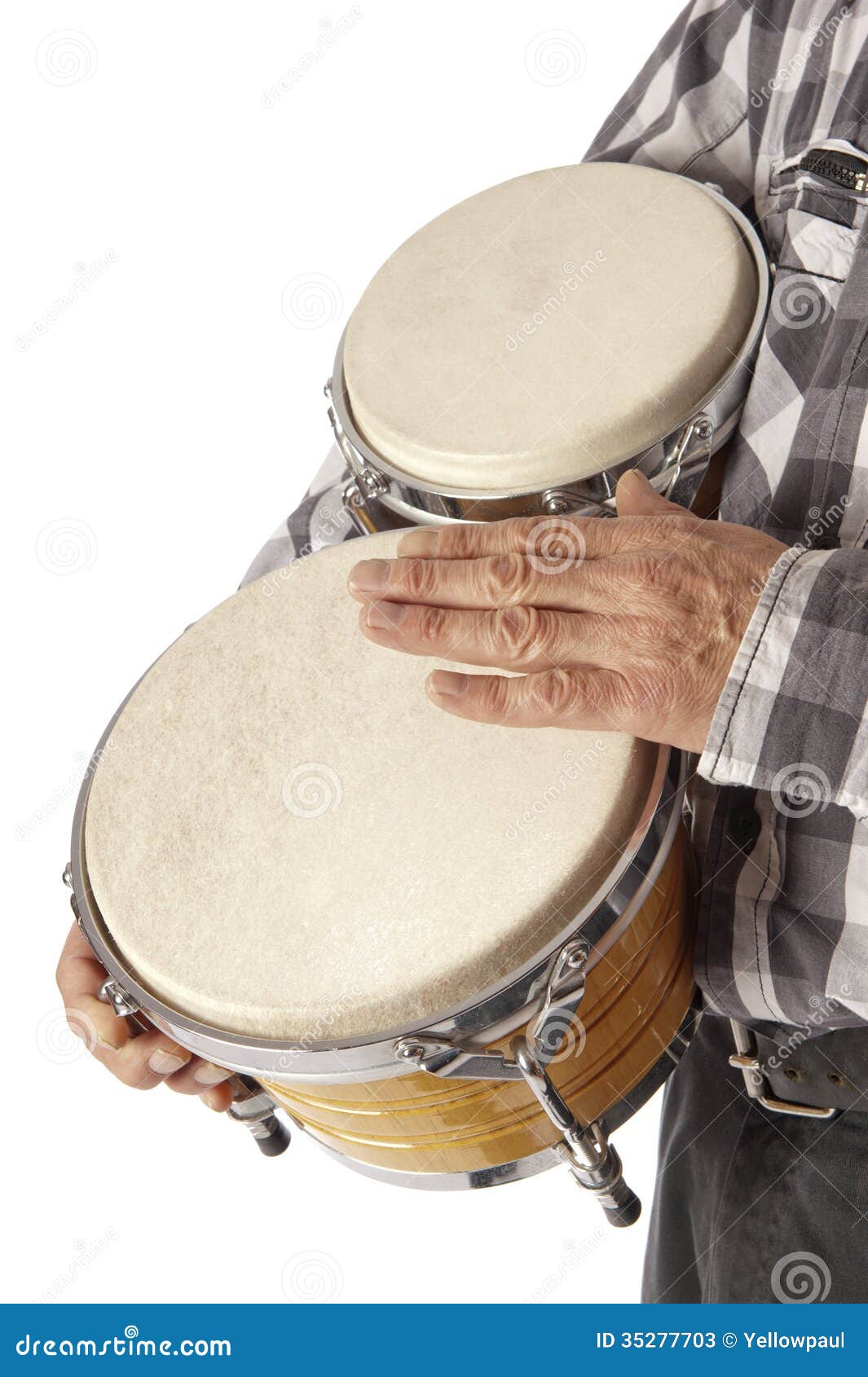 Drum Bongo Guy Playing