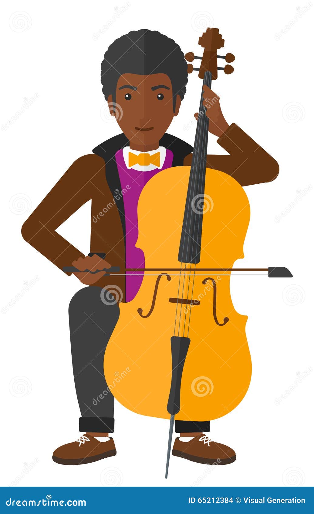 Black Man With Cello