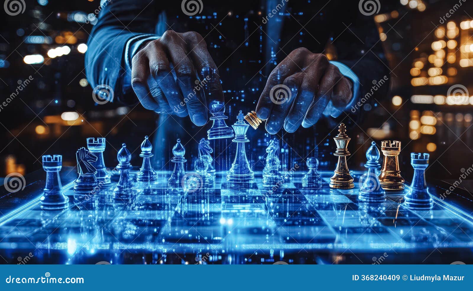 Chess On A Computer Stock Photography | CartoonDealer.com #4397666