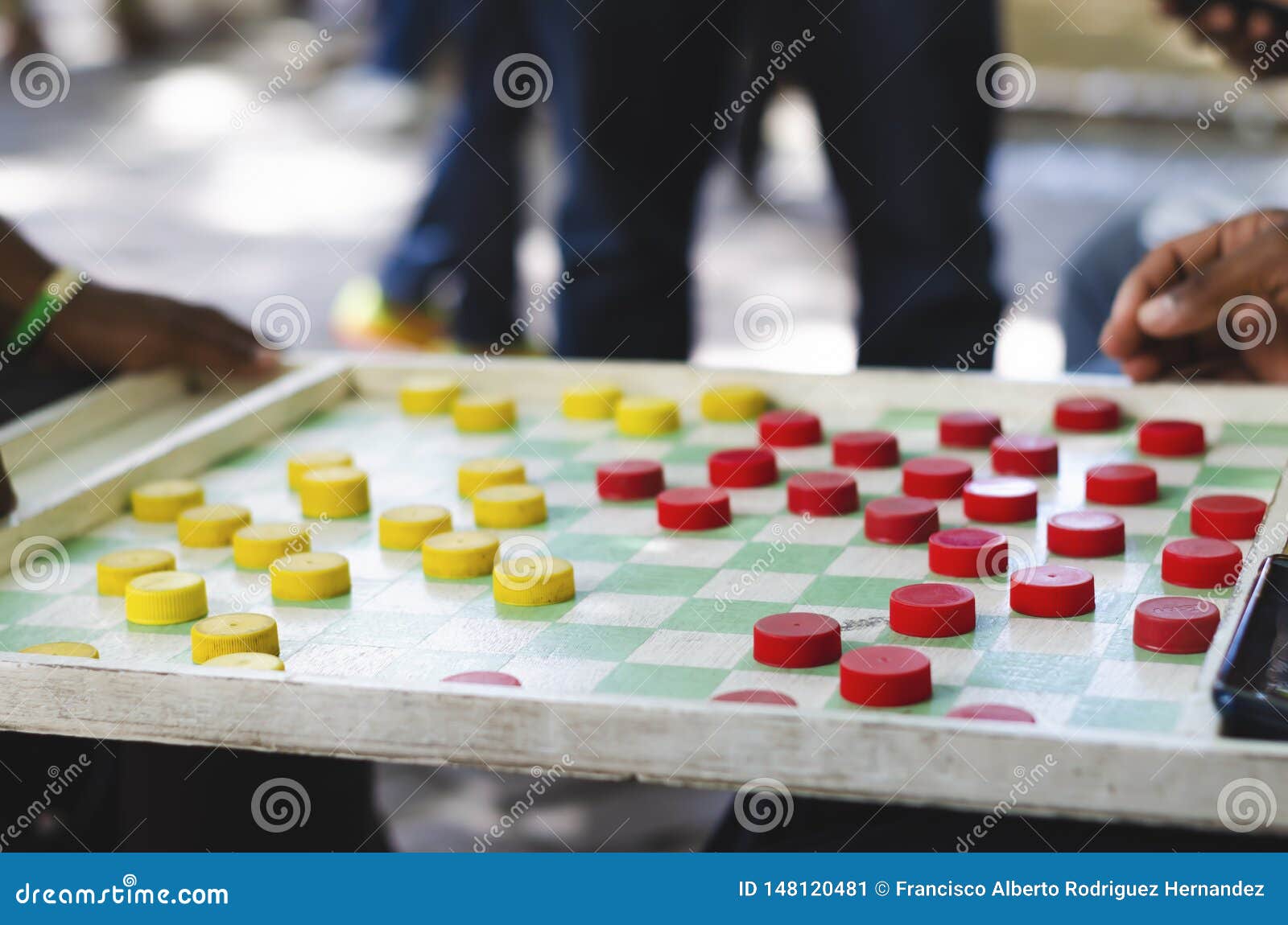 Man Playing Chinese Checkers in the Streets Stock Image - Image of game ...