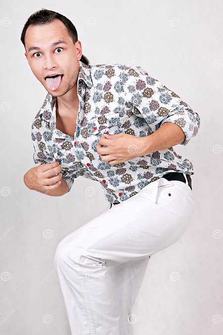 Man playing the fool stock image. Image of lifestyle - 10857059