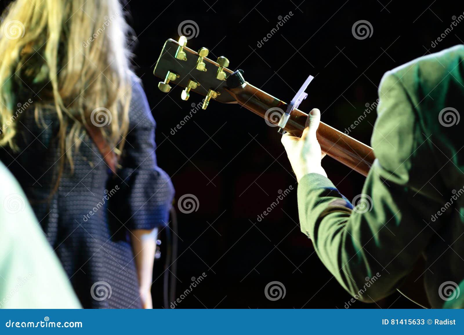 Man playing guitar stock image. Image of lighting, musician - 81415633