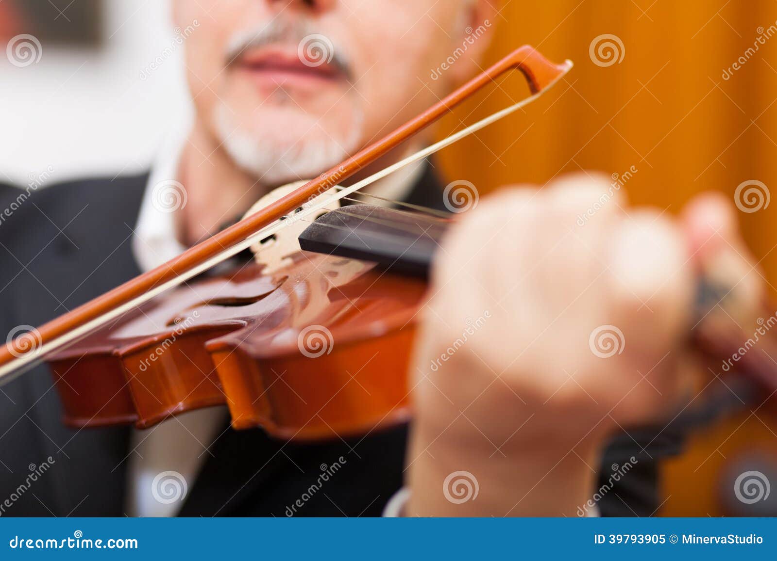 Man playing his violin stock image. Image of studio, male - 39793905