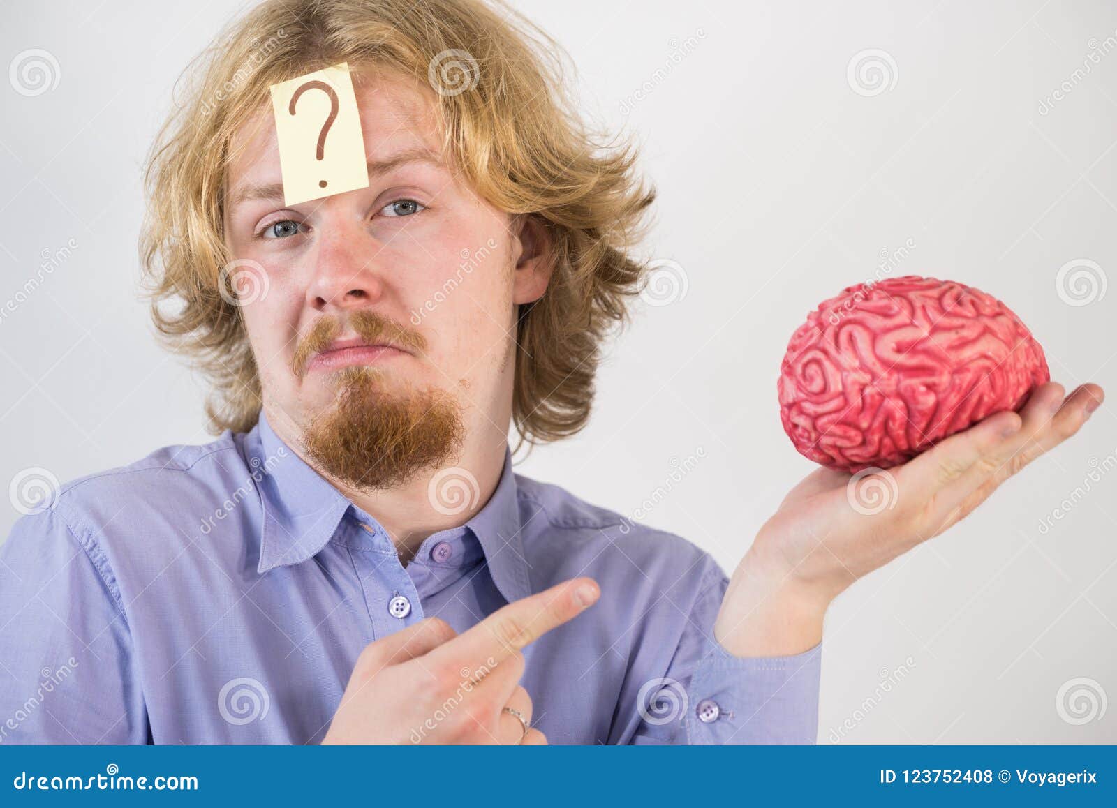 Man Playing with Human Brain Stock Photo - Image of ideas, symbol ...