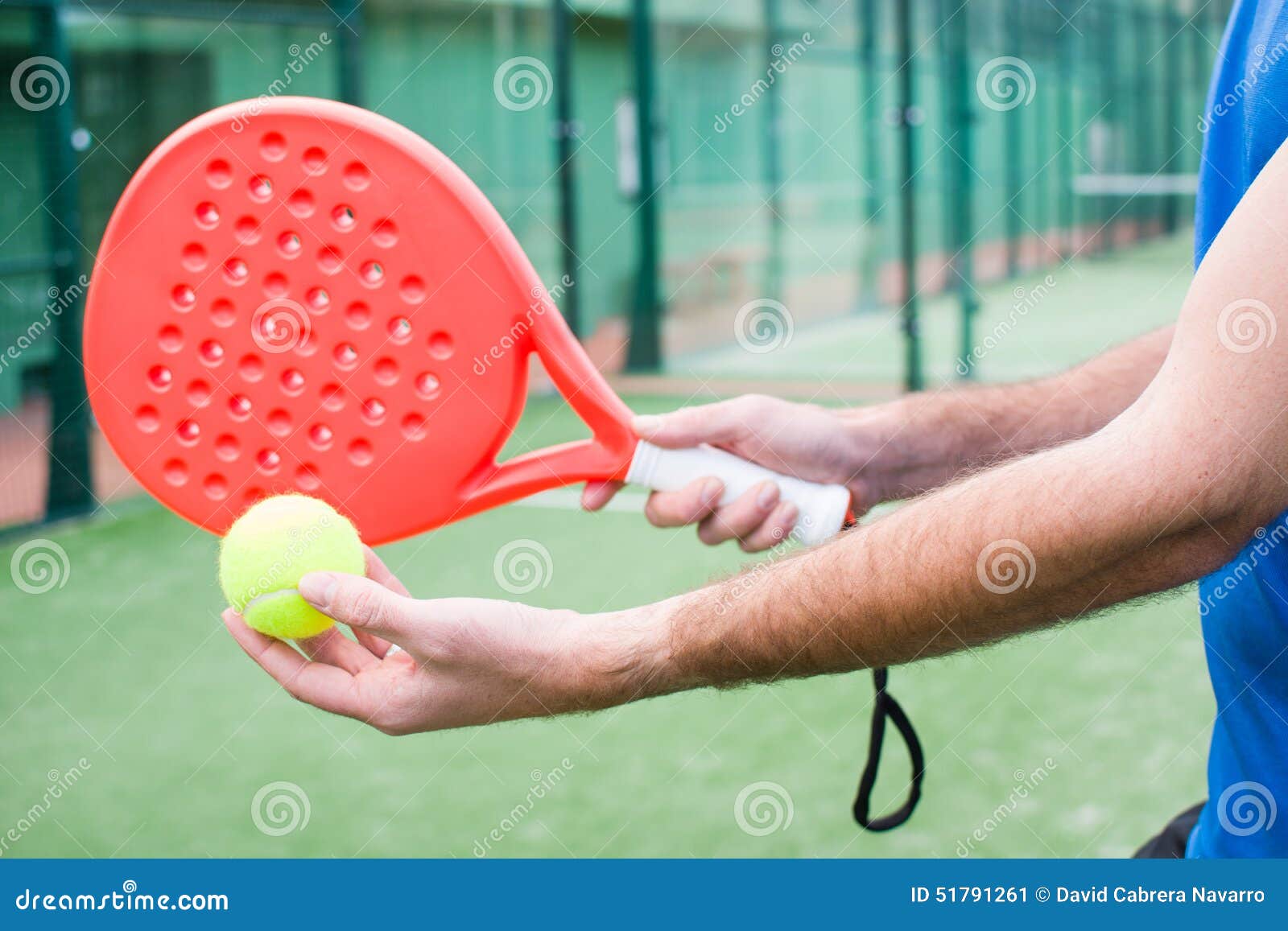 Man playing paddle tennis stock image. Image of adult - 51791261