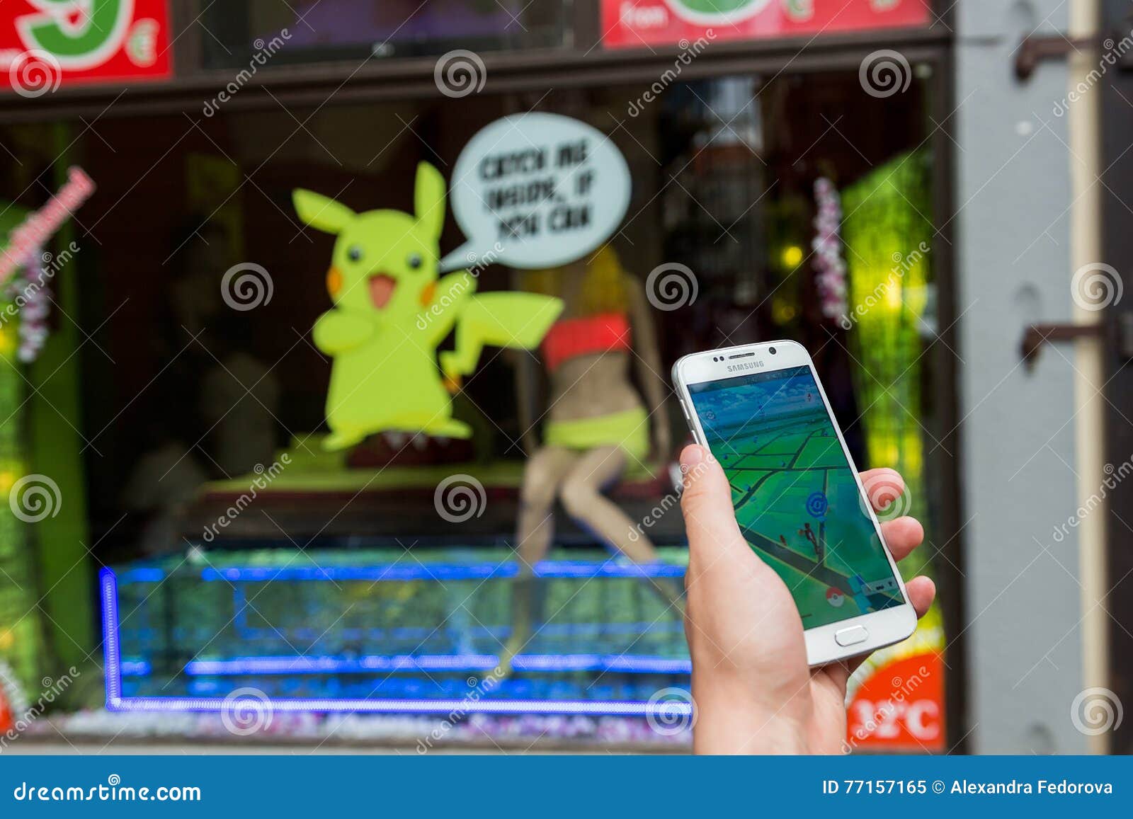 Man Playing Pokemon Go Outdoor Editorial Image - Image of user ...