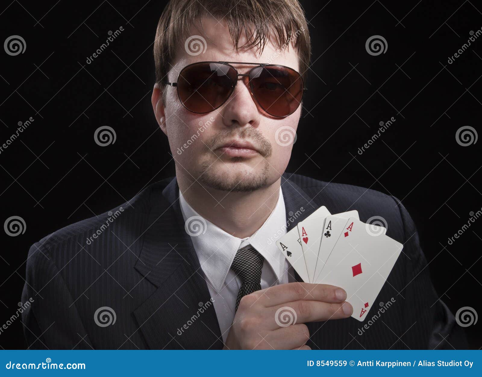 Man playing poker stock image. Image of chips, person - 8549559