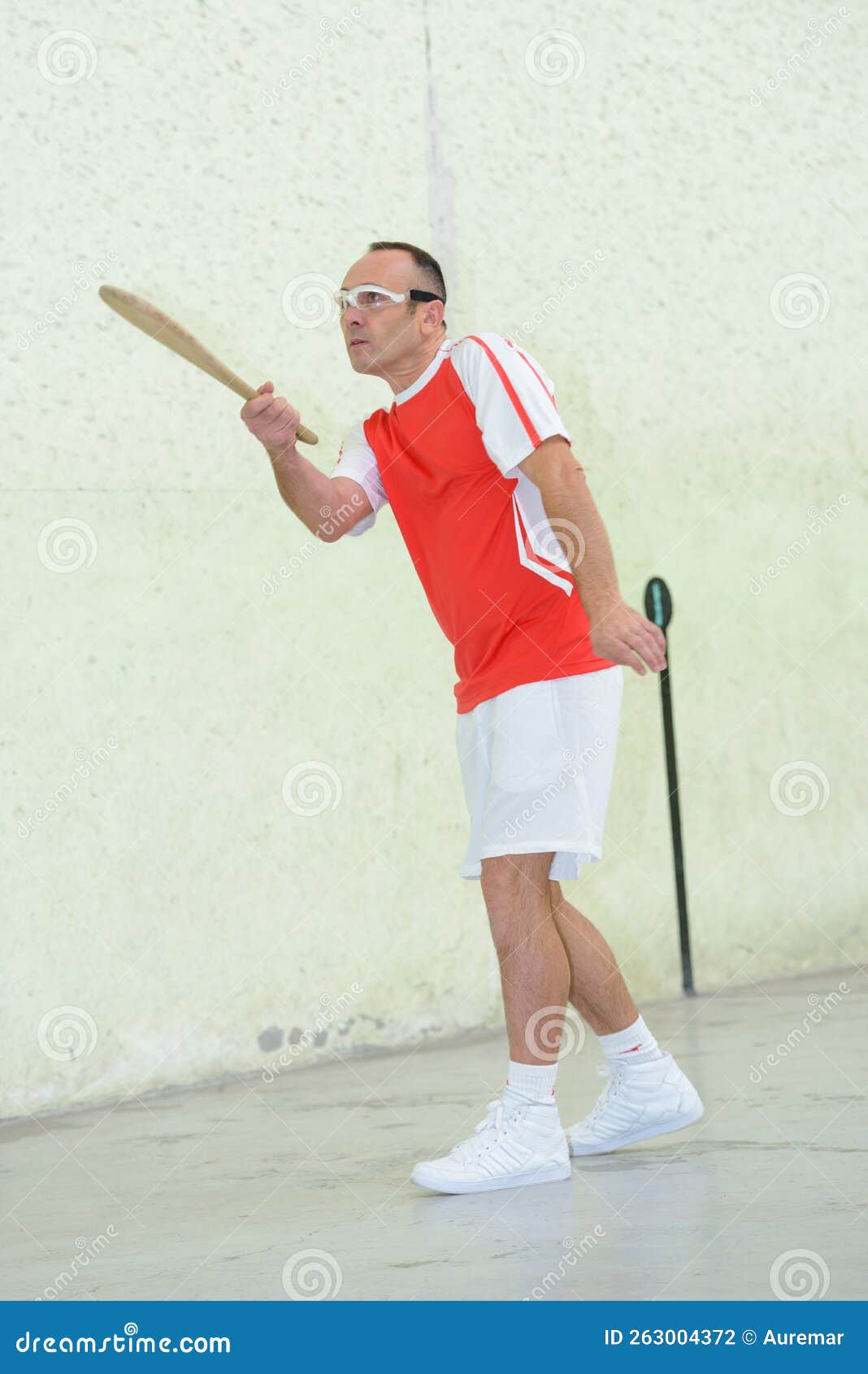 Man playing racket sport stock photo. Image of game - 263004372