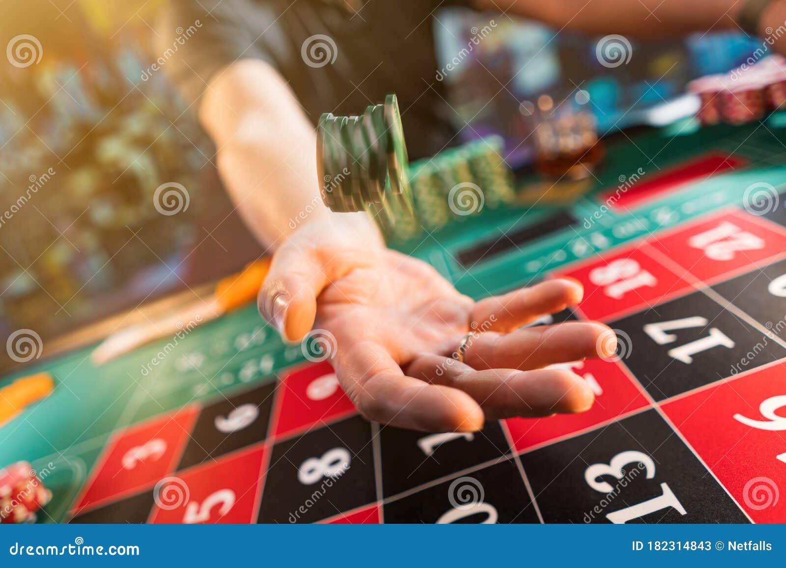 Man Playing Roulette at the Casino Stock Image - Image of casino, play ...