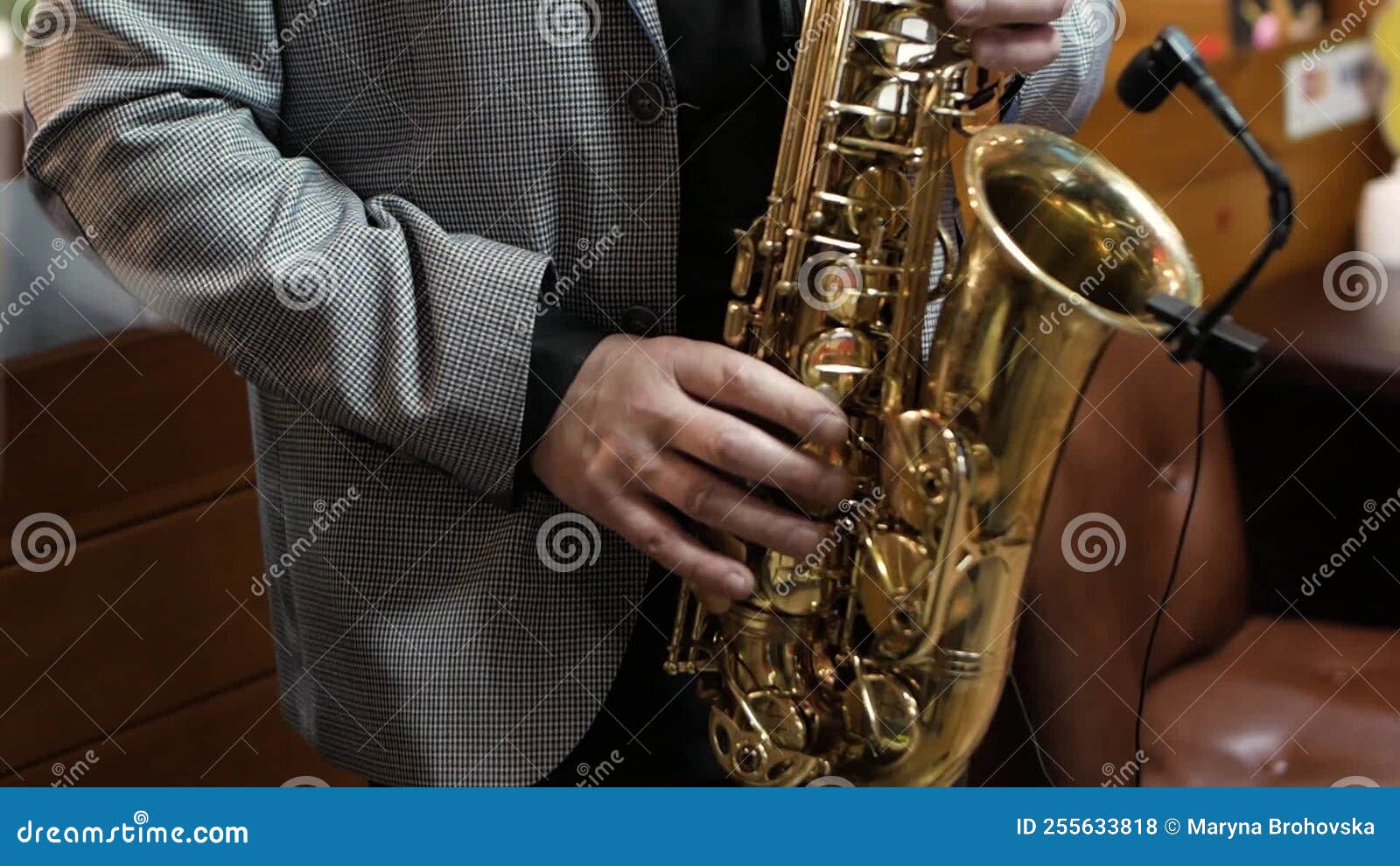 A Man Playing the Saxophone Stock Footage - Video of male, closeup ...