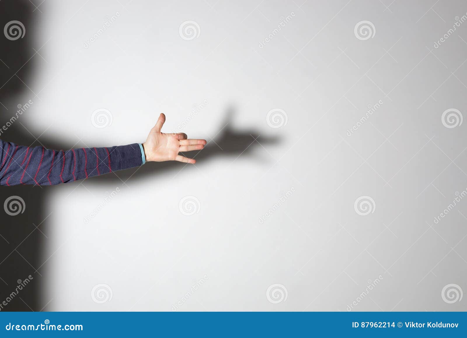 Man Playing in Shadow Theatre Stock Photo - Image of theater ...