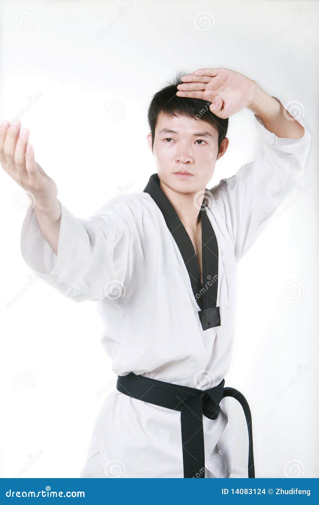 Man is Playing with Taekwondo Stock Photo - Image of asia, combat: 14083124