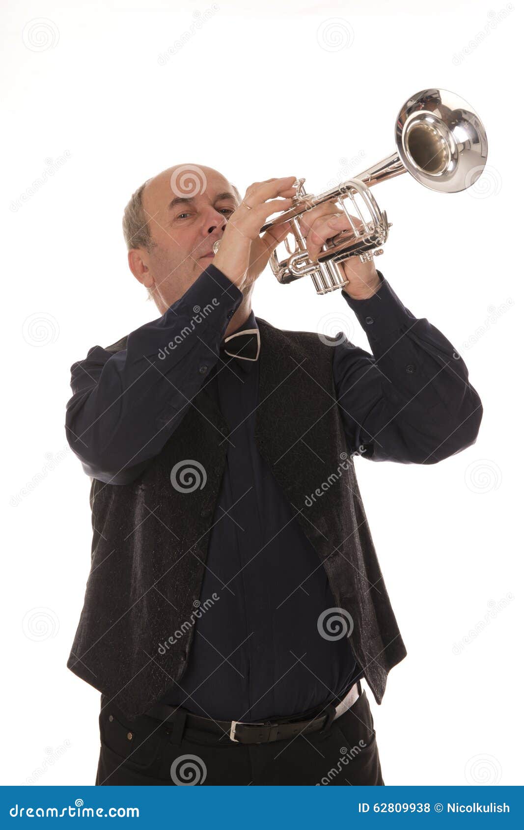 Man playing trumpet stock photo. Image of adult, playing - 62809938