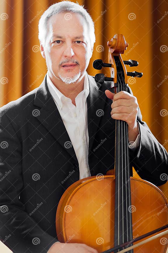 Man playing viola stock image. Image of performer, instrument - 39793067