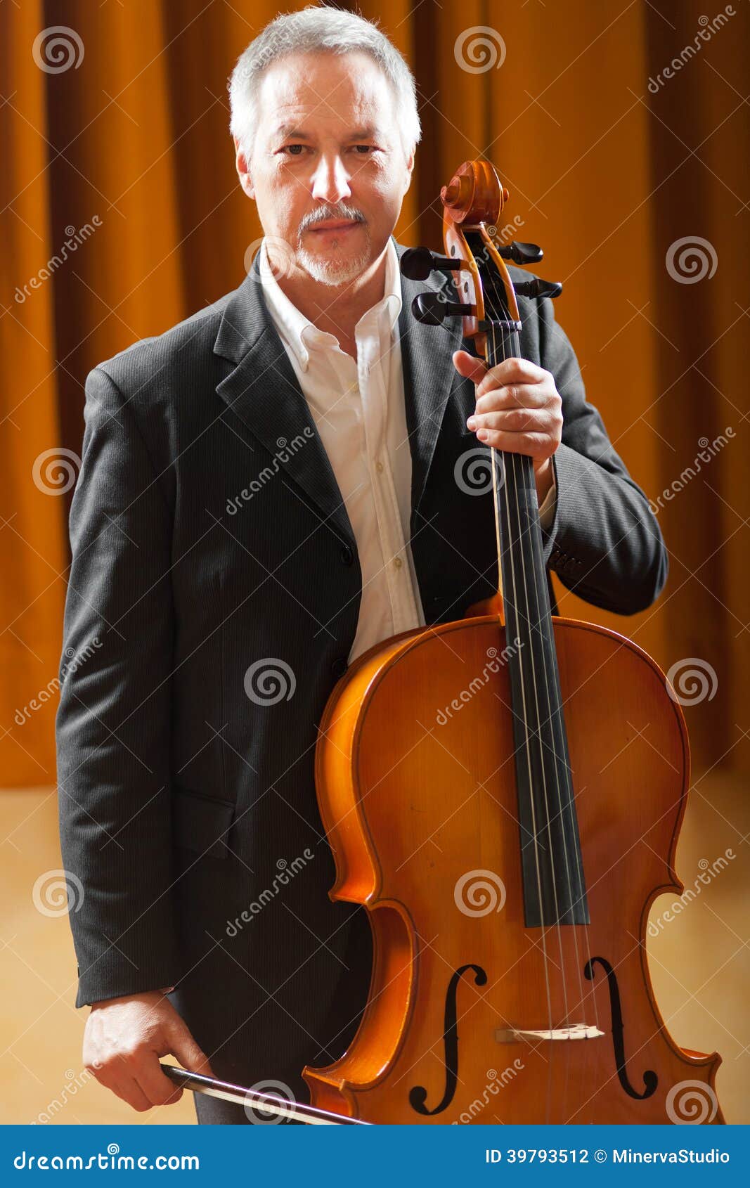 Man playing viola stock photo. Image of viola, music - 39793512