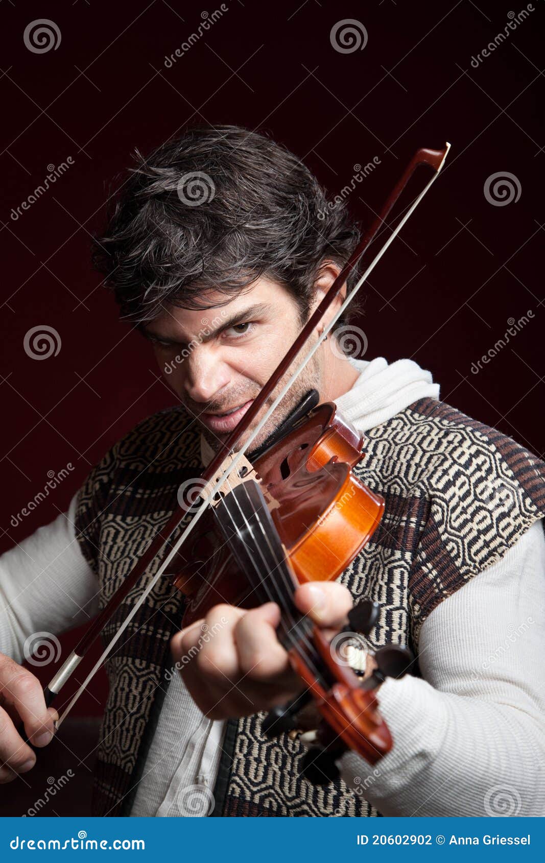 Man Playing Violin stock photo. Image of performance - 20602902