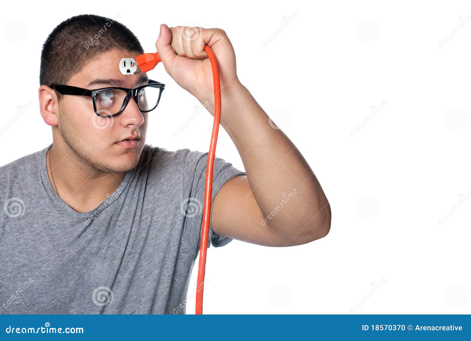 Young Disconnected Couple Lying On The Bed Stock Image | CartoonDealer ...