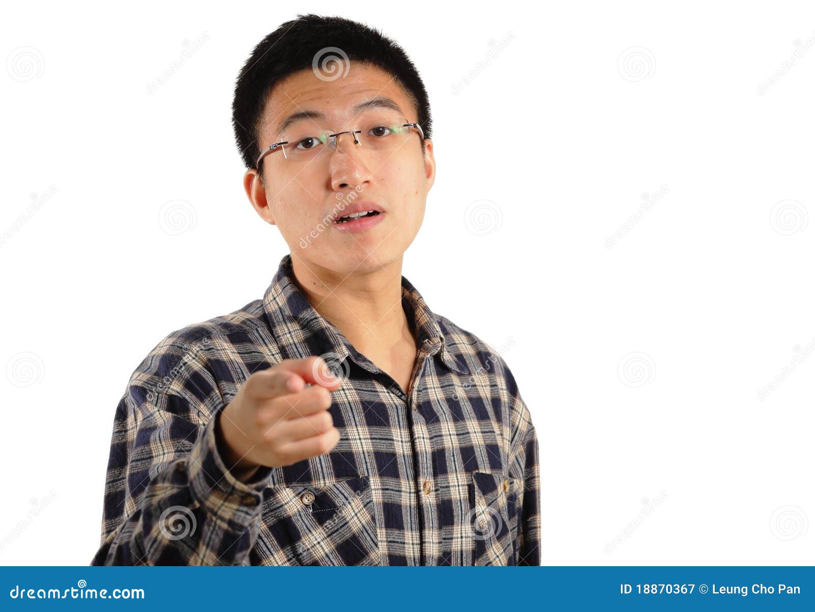 Man point to you stock image. Image of select, copyspace - 18870367