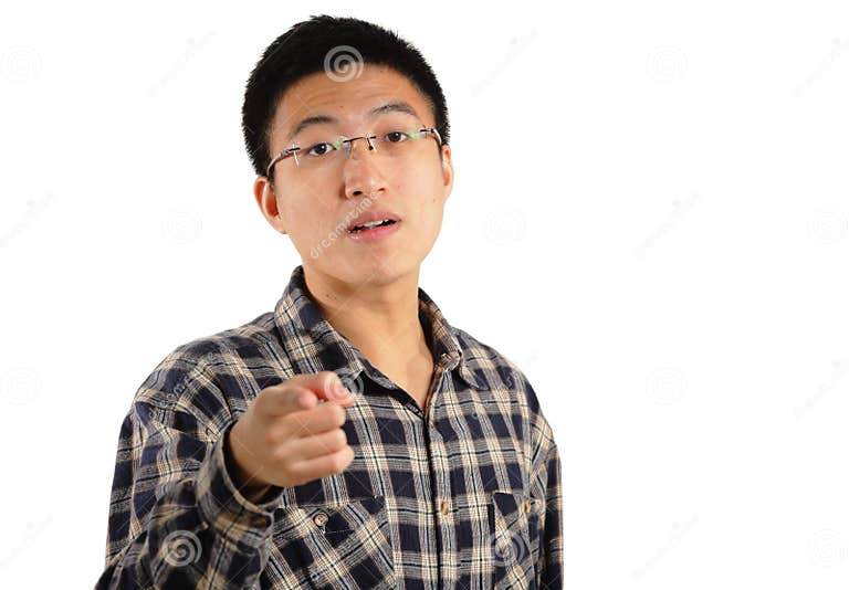 Man point to you stock image. Image of select, copyspace - 18870367