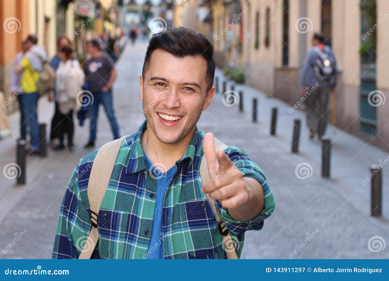 Man Pointing at Camera with Finger Stock Image - Image of hand ...