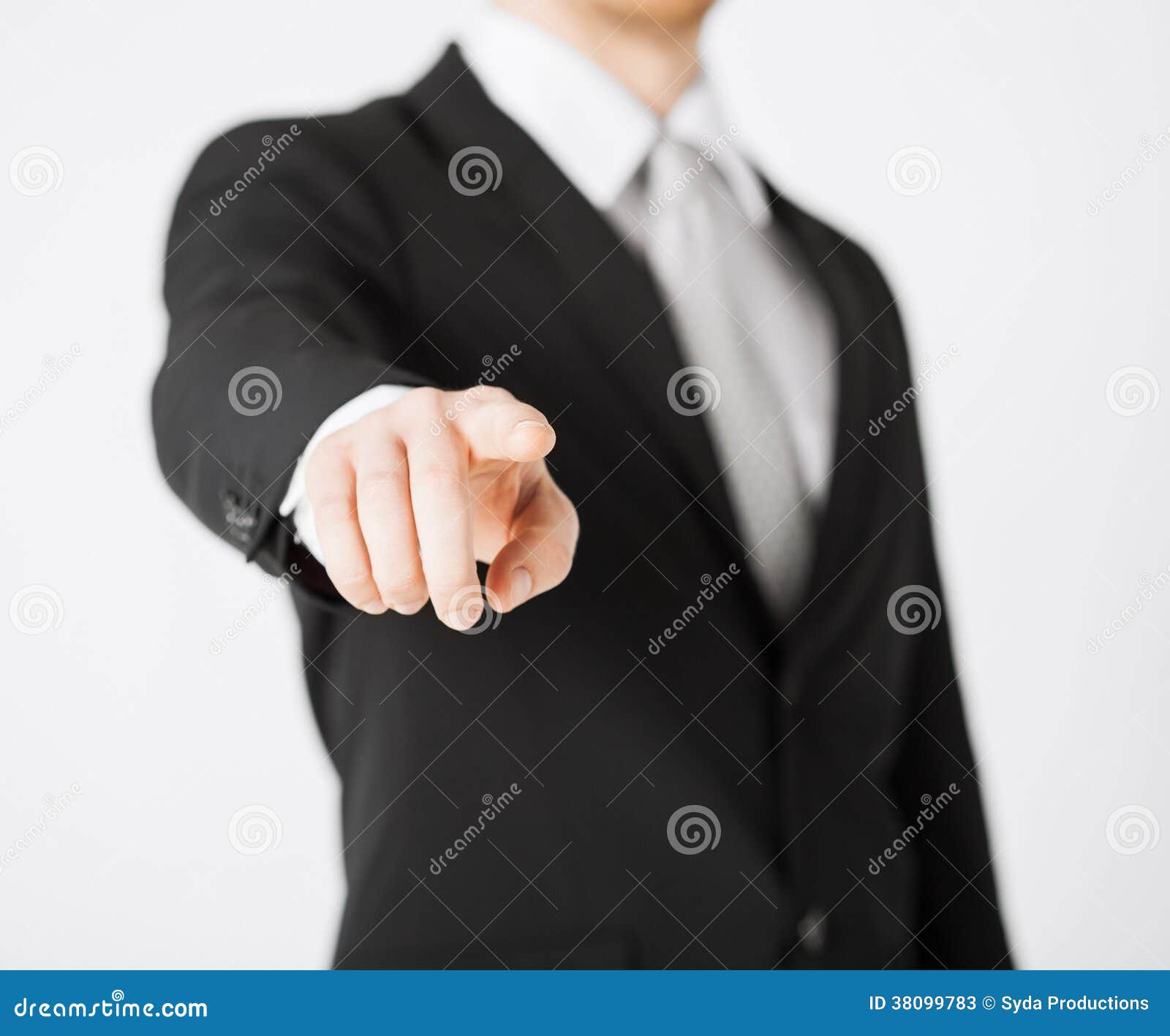 Man Pointing His Finger at You Stock Image - Image of manager ...