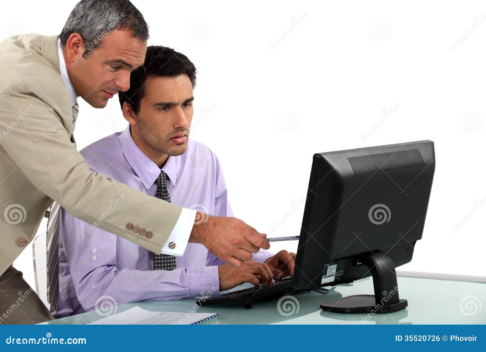 Man pointing out an error stock photo. Image of boss - 35520726