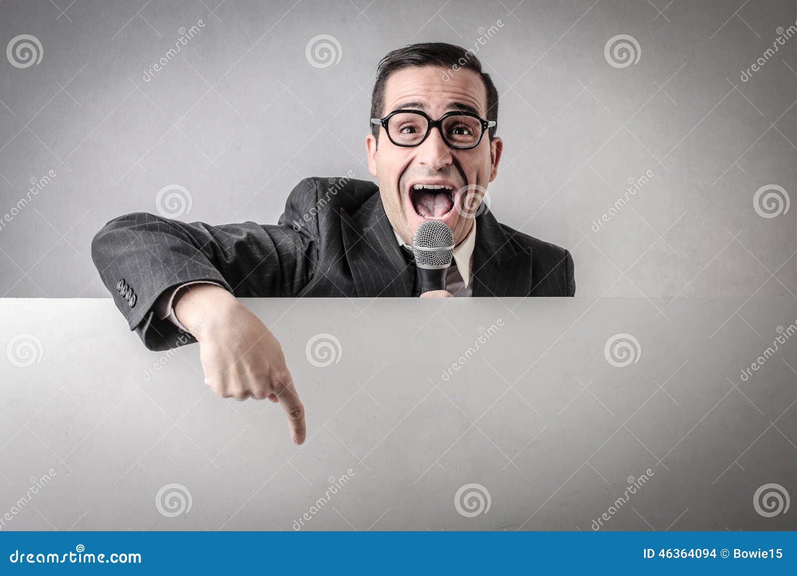 Man pointing out something stock photo. Image of point - 46364094