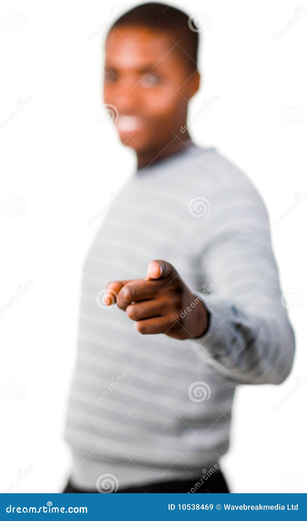 Man pointing outwards stock image. Image of professional - 10538469