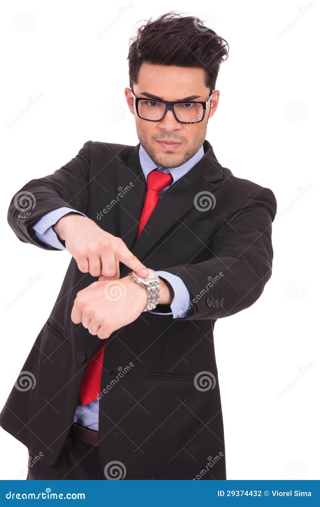 Man pointing to his watch stock photo. Image of confident - 29374432 Man pointing to his watch stock photo. Image of confident - 29374432