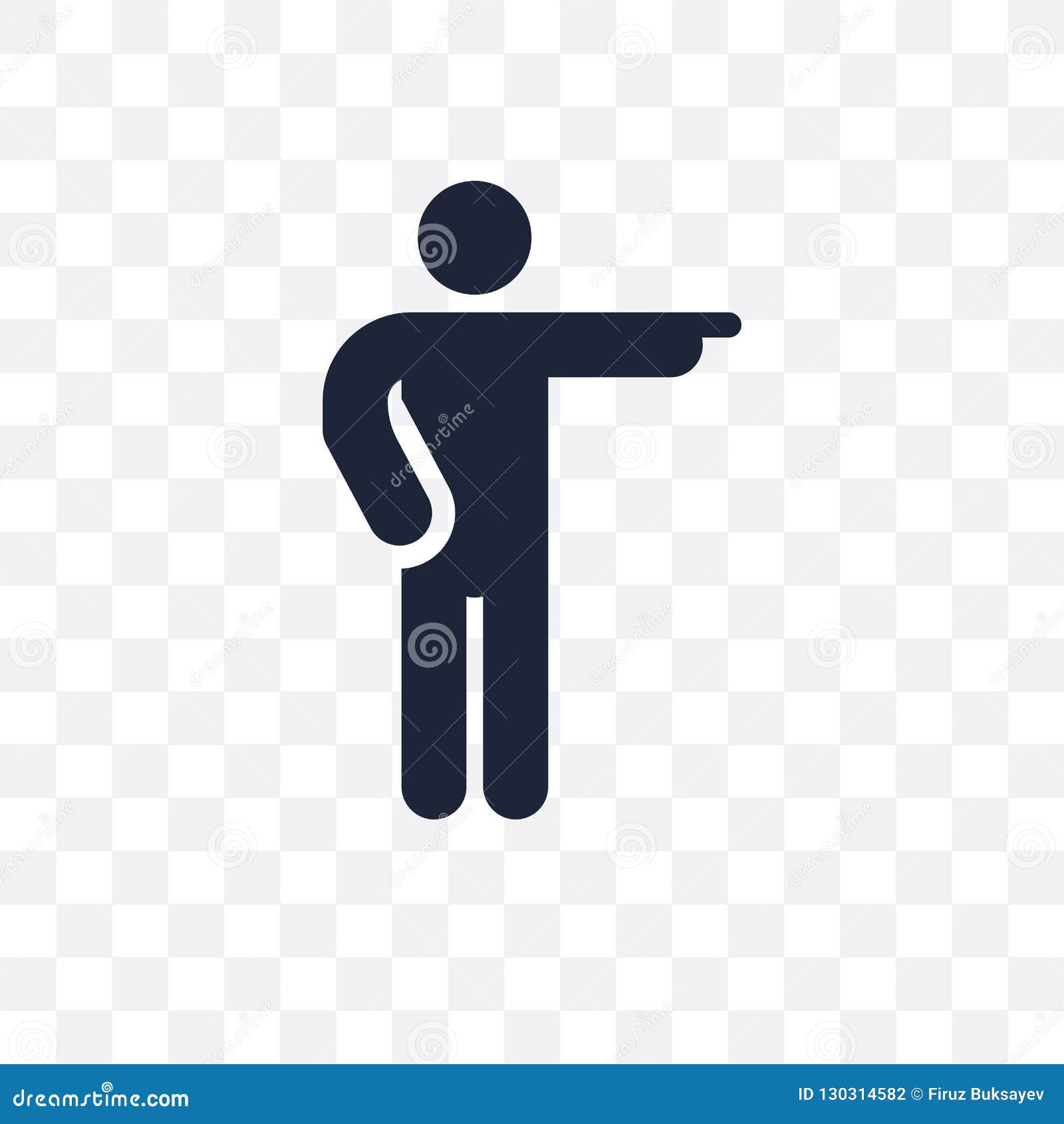 Man Pointing Transparent Icon. Man Pointing Symbol Design from P Stock ...