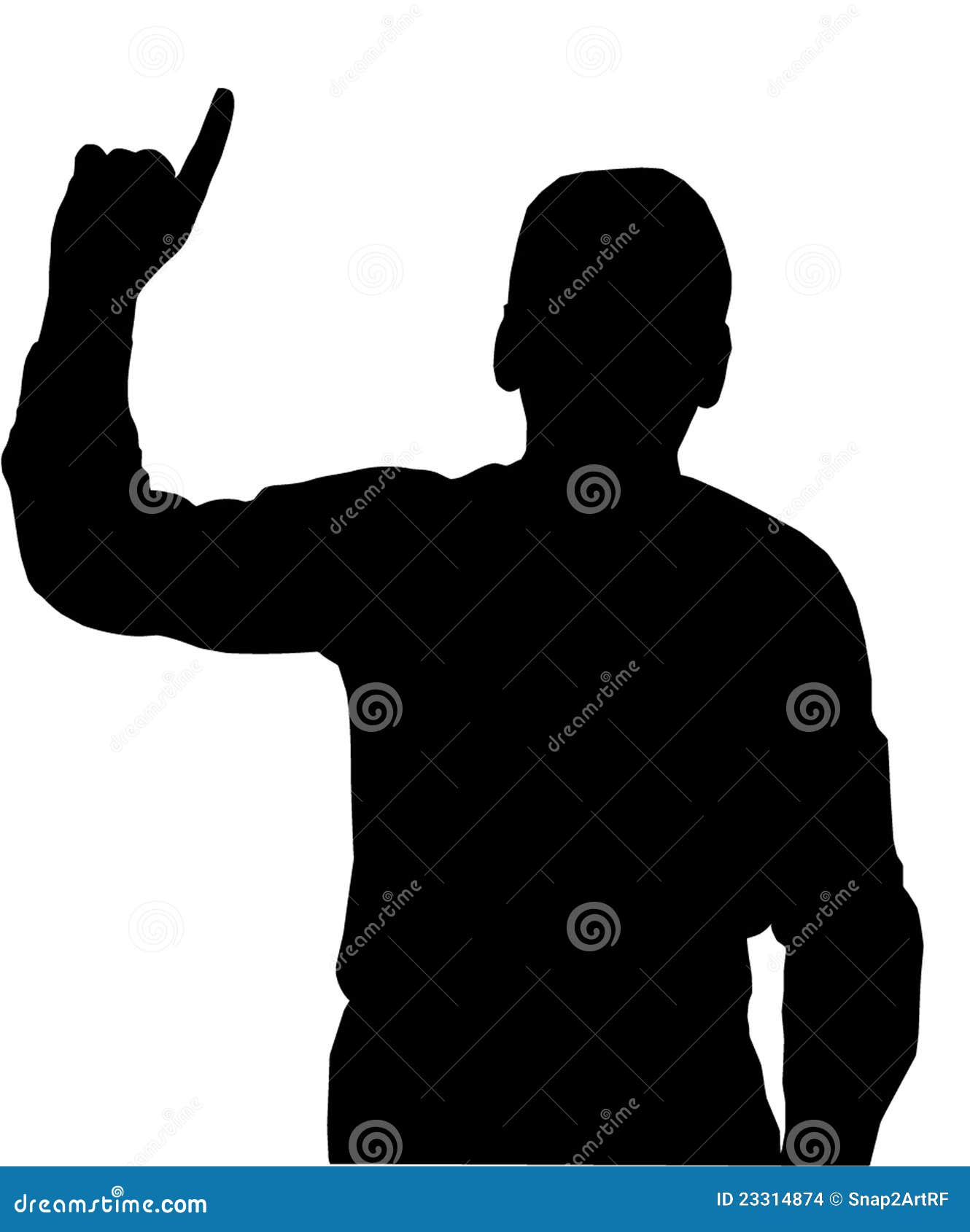 Jesus Winking And Pointing