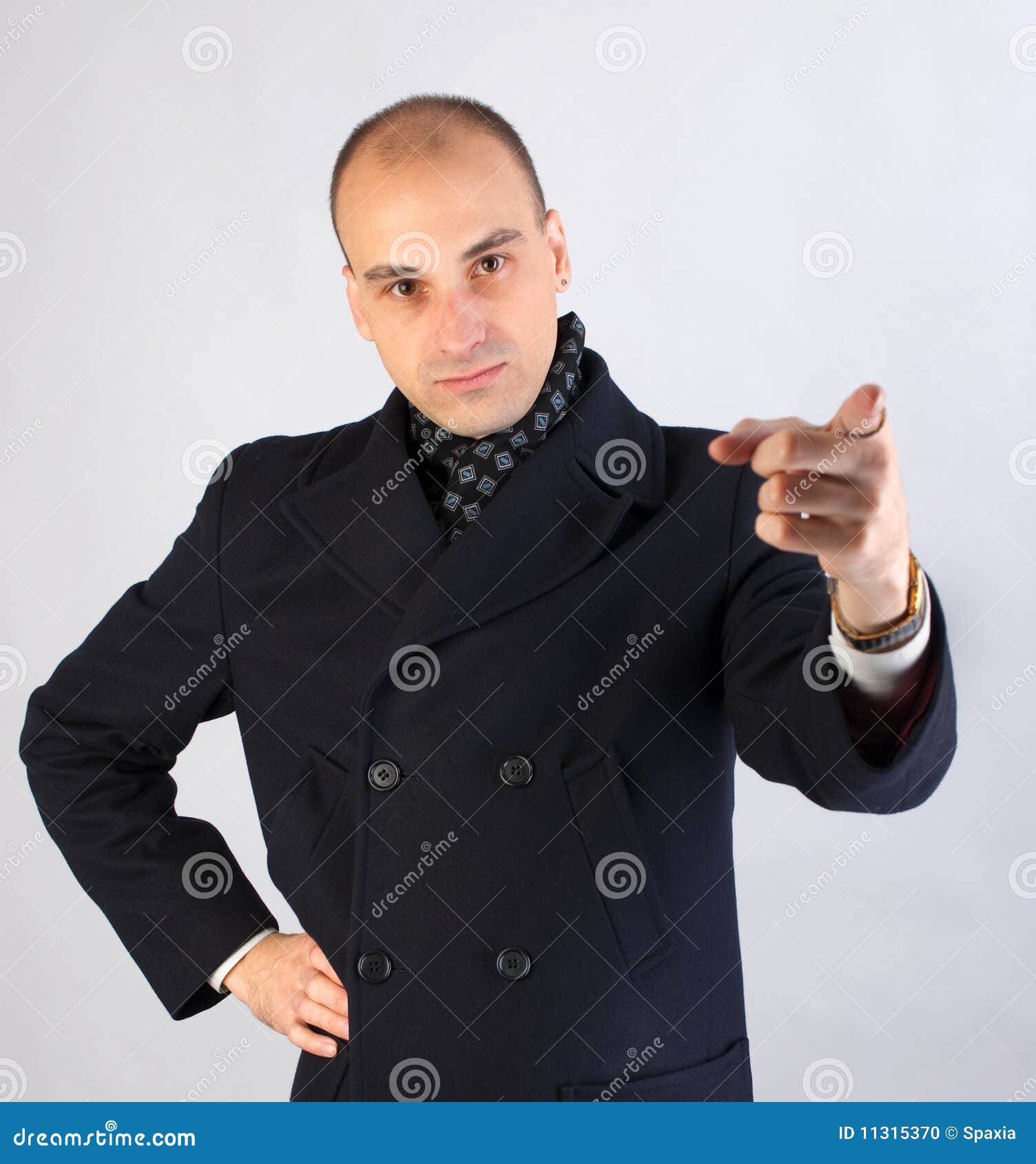 Man pointing at viewer stock photo. Image of characters - 11315370