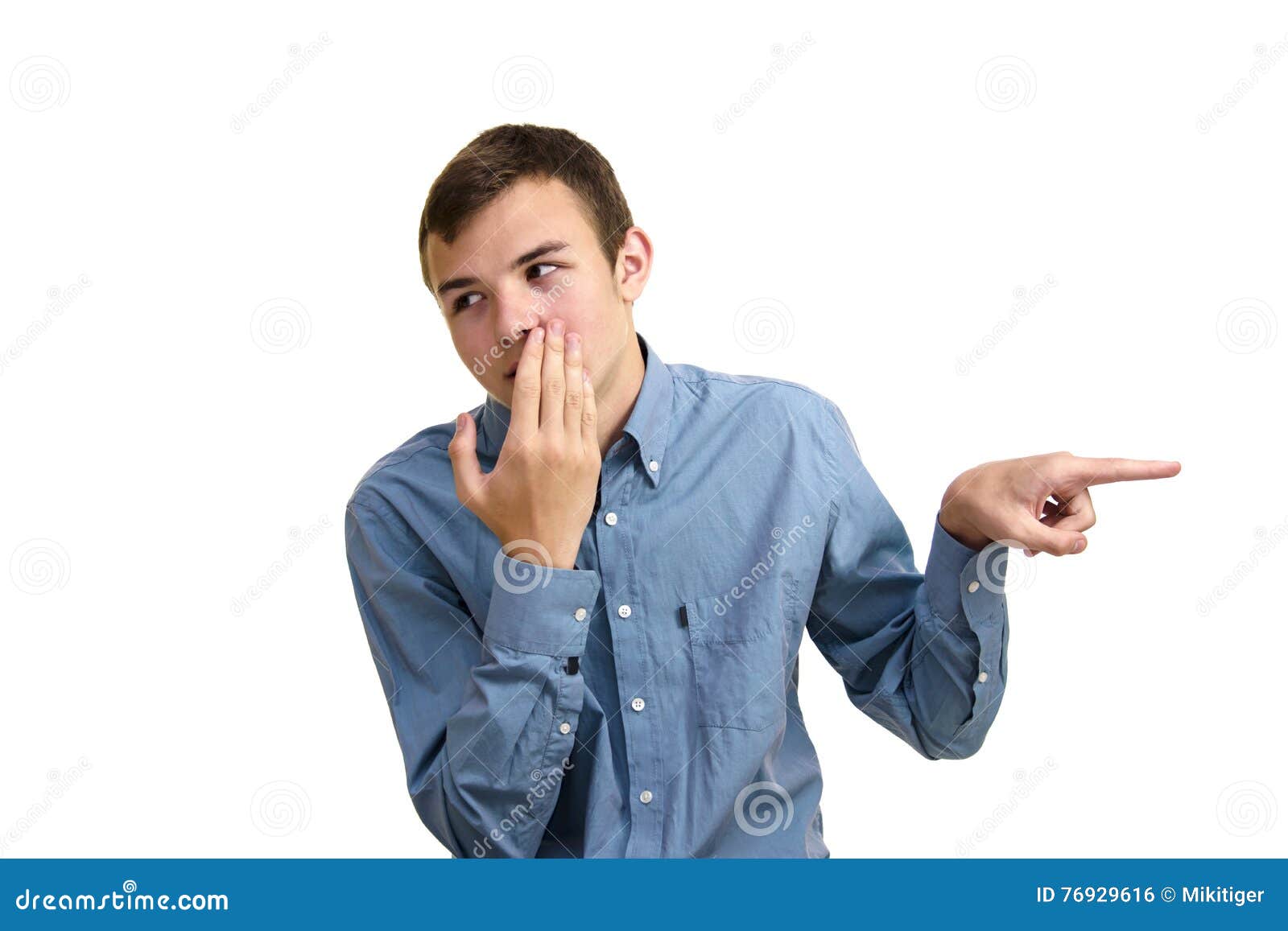 Man points hand stock photo. Image of emotion, points - 76929616