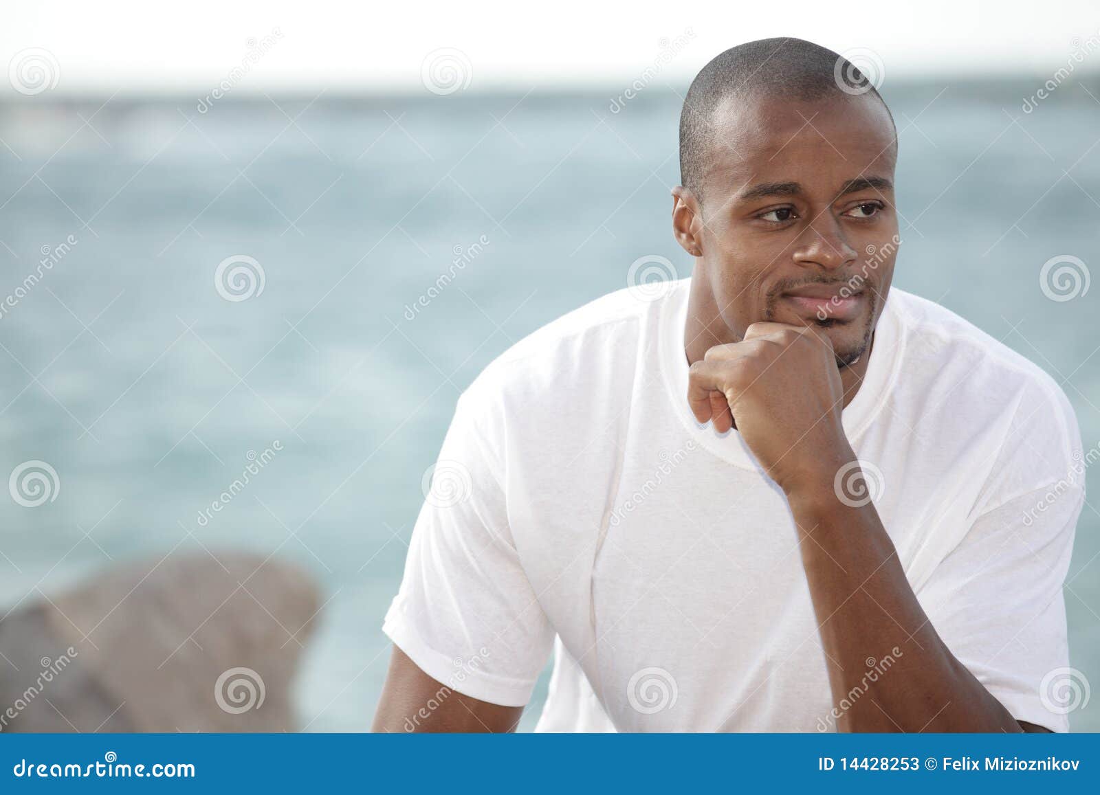 Man pondering stock image. Image of pondering, adult - 14428253