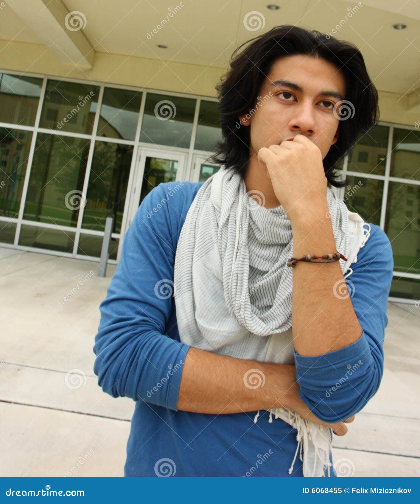 Man Pondering stock image. Image of decide, shirt, ponder - 6068455