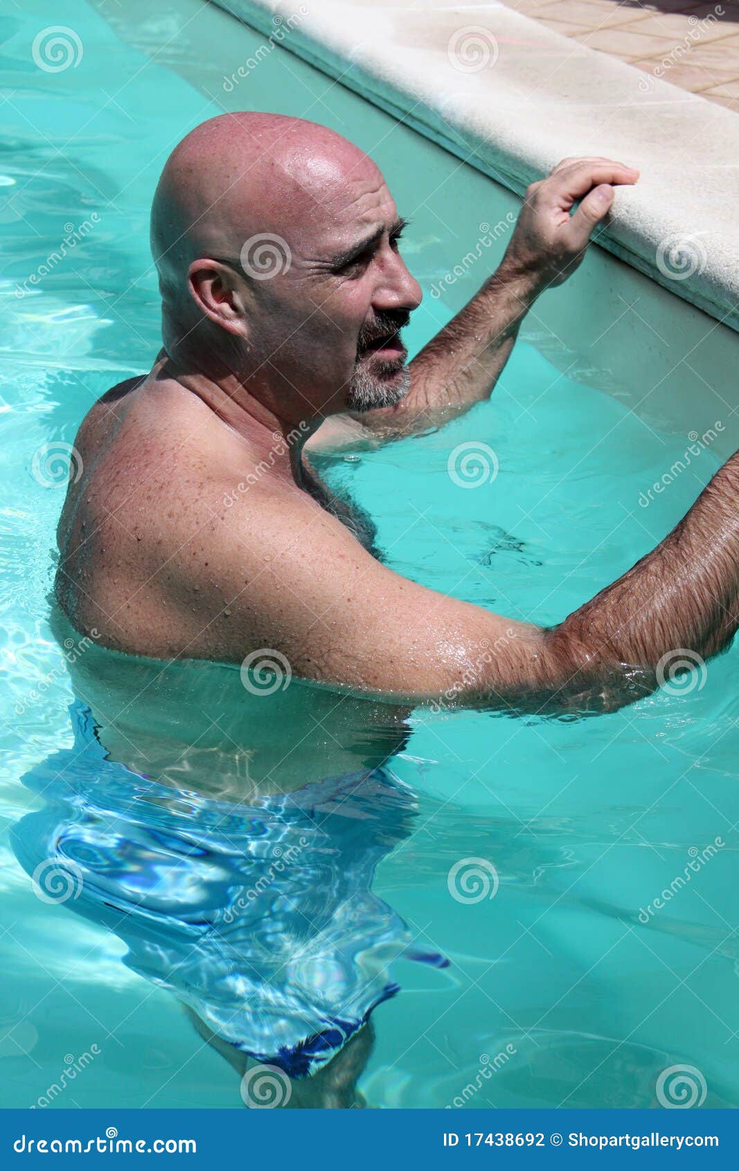 Man in the Pool stock photo. Image of lifestyle, fresh - 17438692