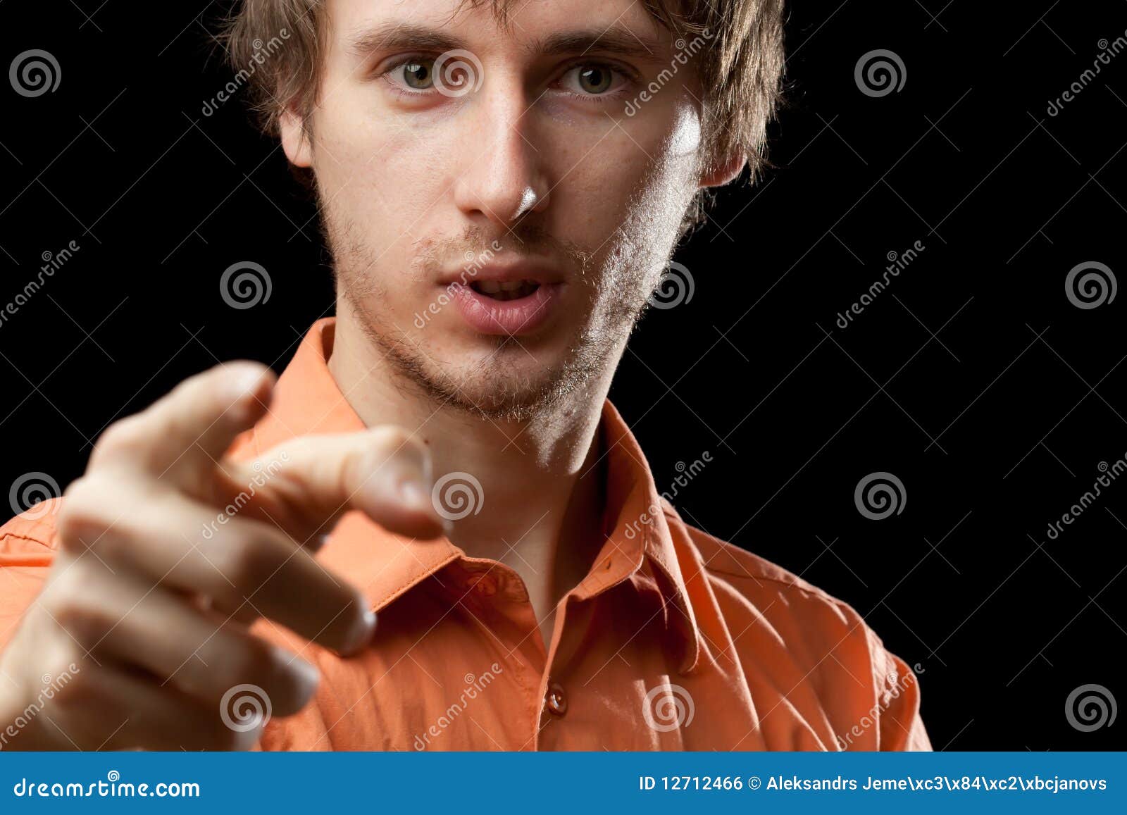 Man portrait in anger stock photo. Image of fine, anger - 12712466