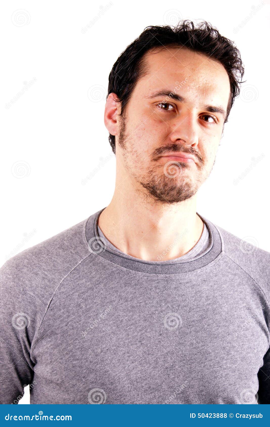 Man portrait stock photo. Image of face, attractive, serious - 50423888