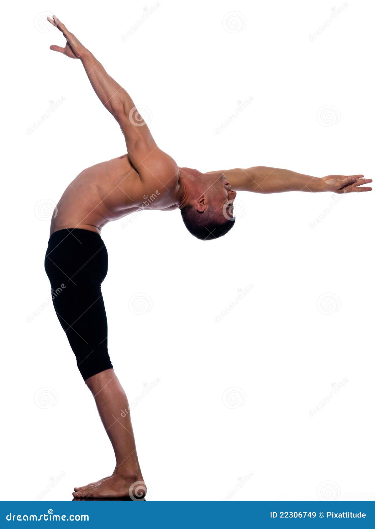 Man Portrait Gymnastic Acrobatics Balance Stock Image - Image of agile ...