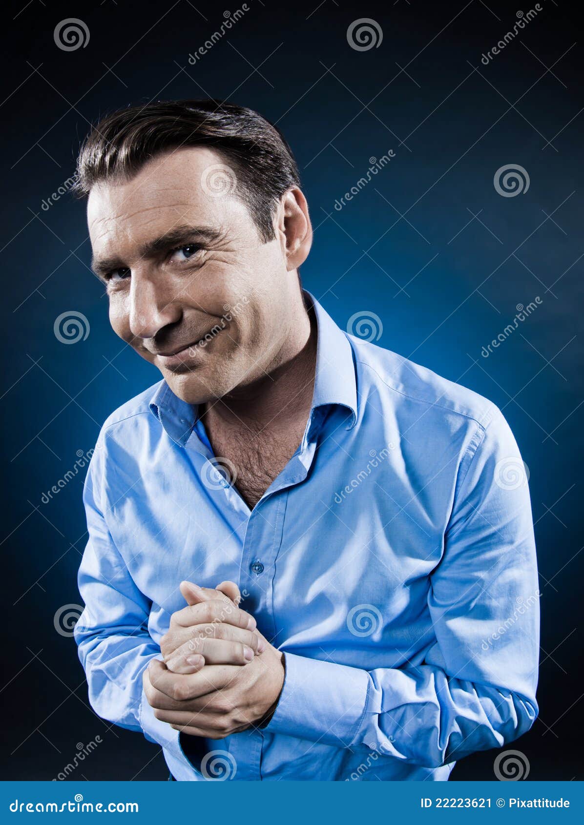 Man Portrait malicious stock image. Image of indoors - 22223621