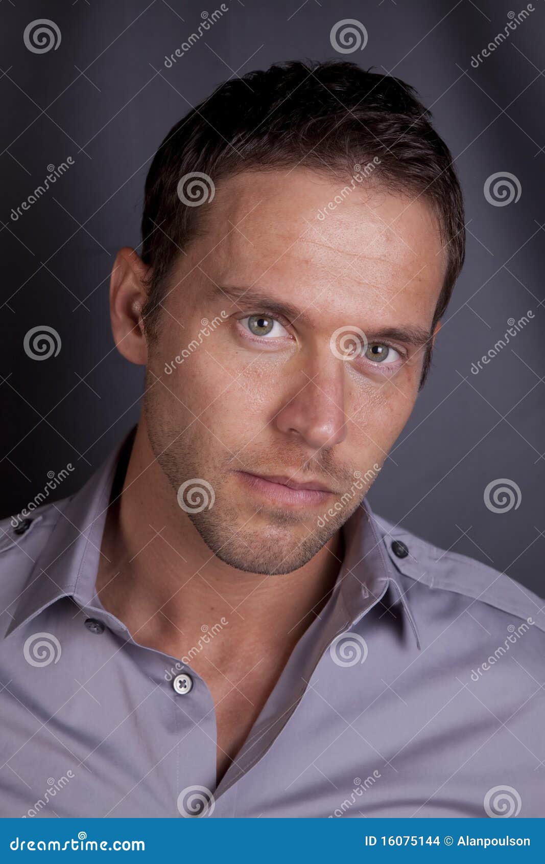 Man portrait serious stock photo. Image of close, male - 16075144