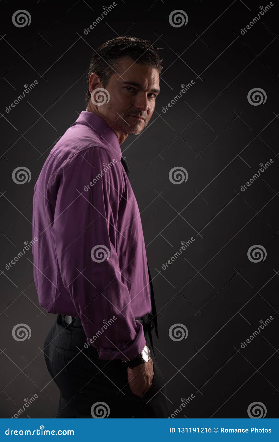 The Man Poses for the Camera Stock Photo - Image of anticipation ...