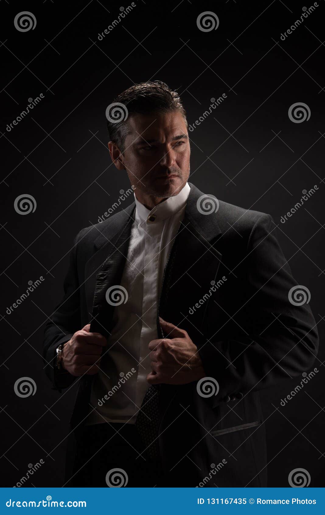 The Man Poses for the Camera Stock Image - Image of attractive ...